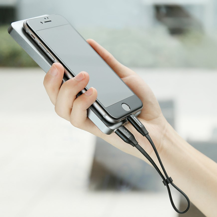 Baseus Nimble Short USB Lightning Cable for iPhone / iPad (23cm)